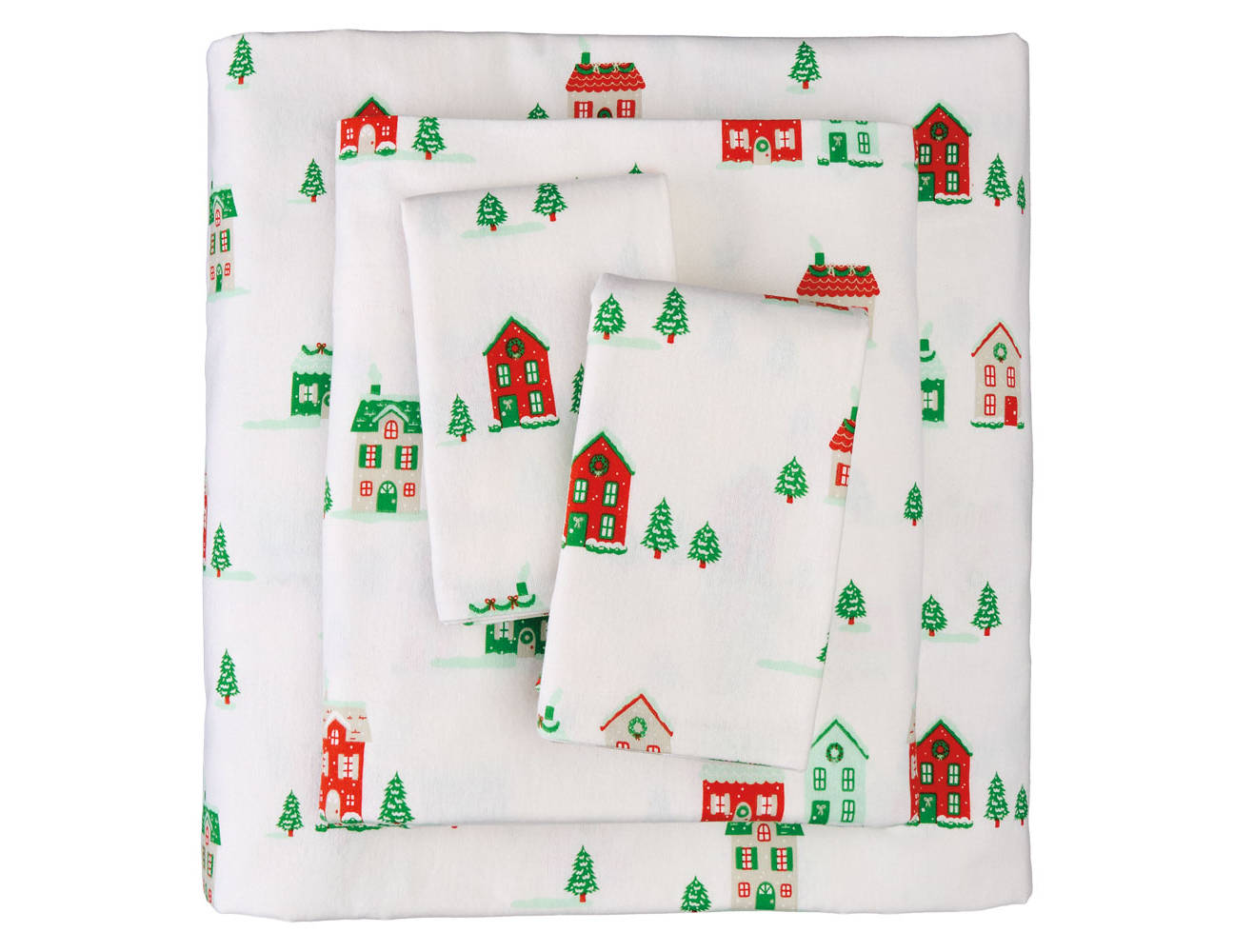 KIRKTON HOUSE Queen Size Flannel Sheet Set - Village