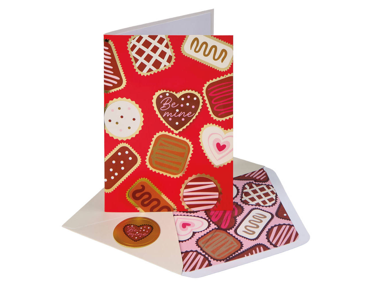 Pembrook 5" x 7" Valentine's Day Card - Cookies