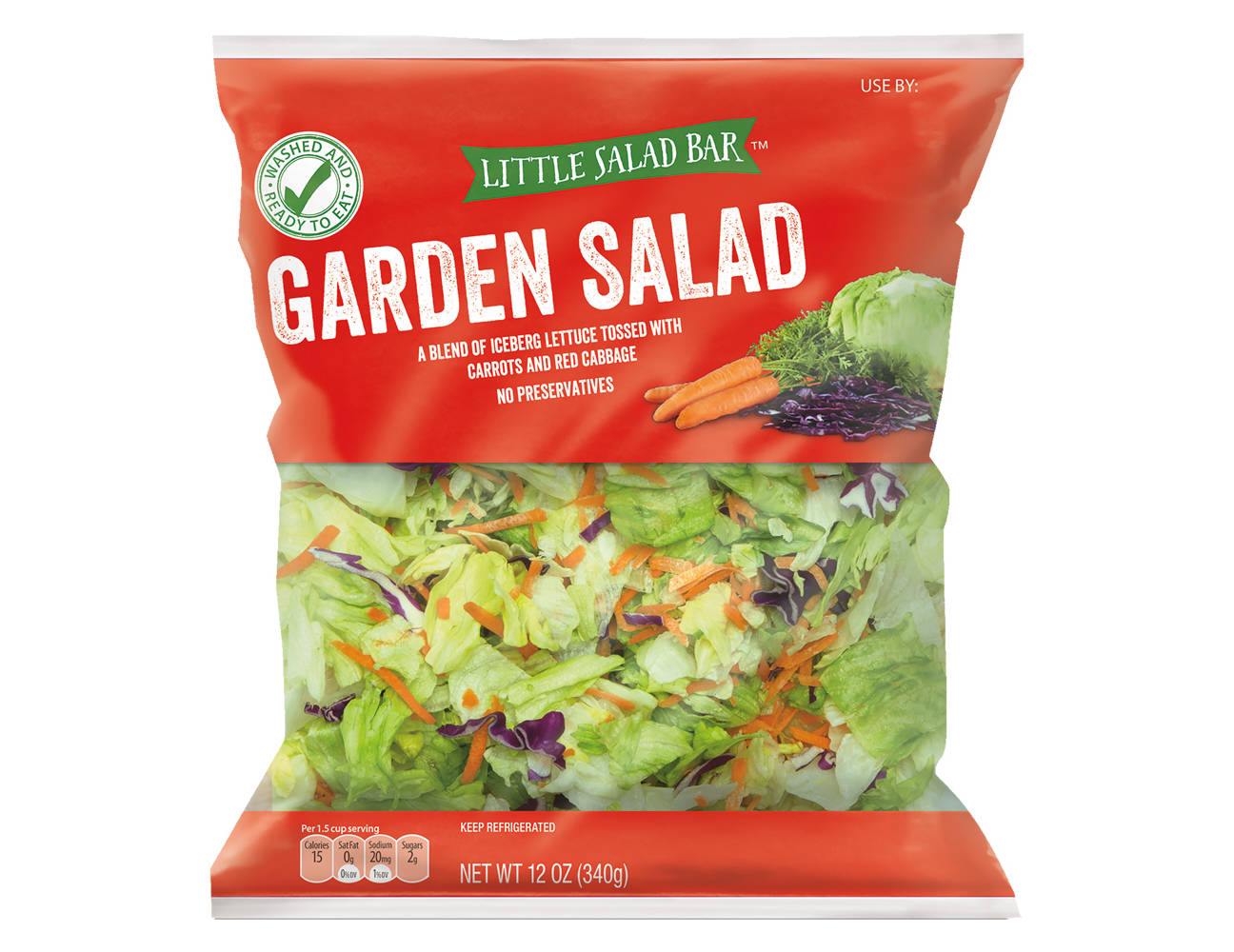 Little Salad Bar Garden Salad, 12 oz