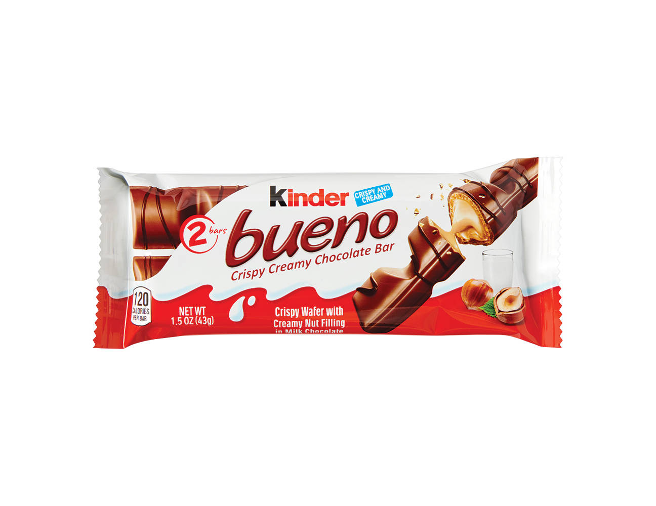 Ferrero Kinder Bueno Chocolate Bar, 1.5 oz