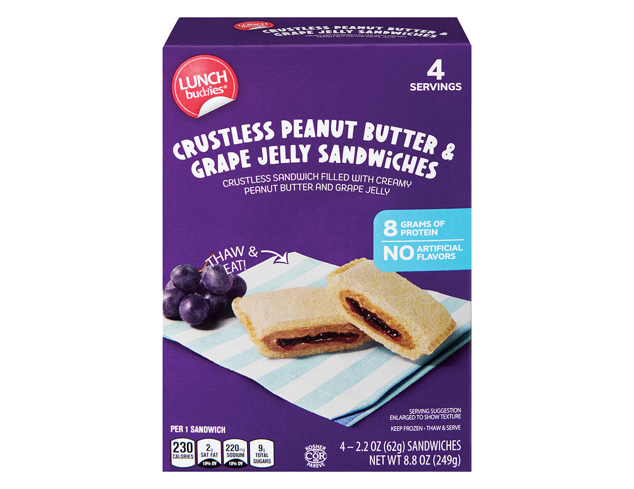 Lunch Buddies Crustless Sandwich, 8.8 oz