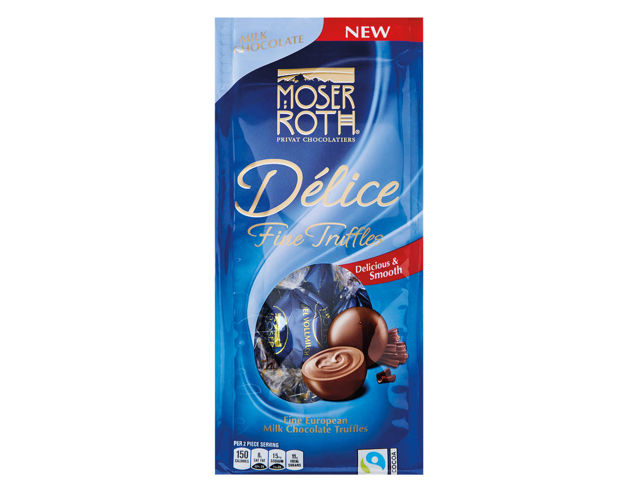 Moser Roth Milk Chocolate Delice Truffles, 5 oz