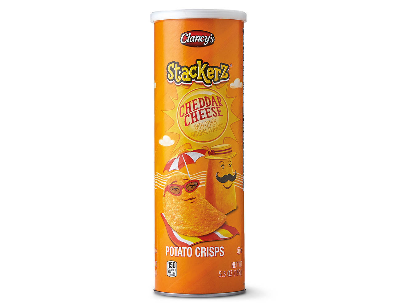 Clancy's Cheddar Cheese Stackerz Potato Crisps, 5.5 oz