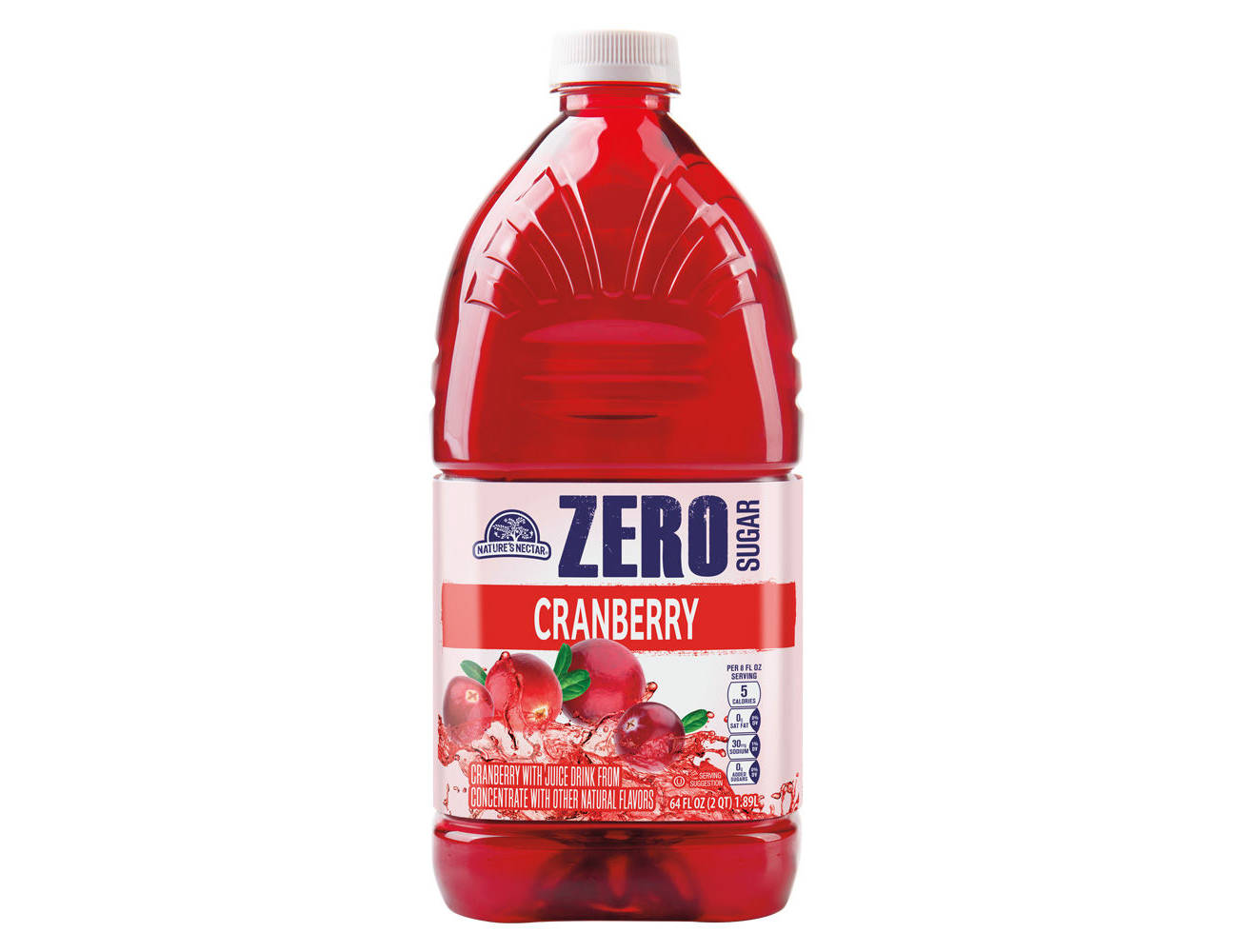 Nature's Nectar Sugar Free Cranberry Juice, 64 fl oz