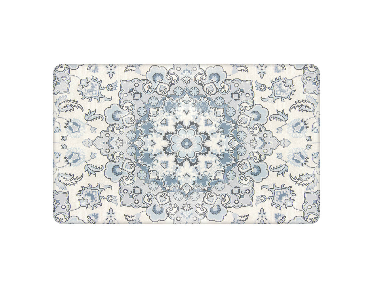 KIRKTON HOUSE 18" x 30" Kitchen Comfort Mat - Navy Traditional