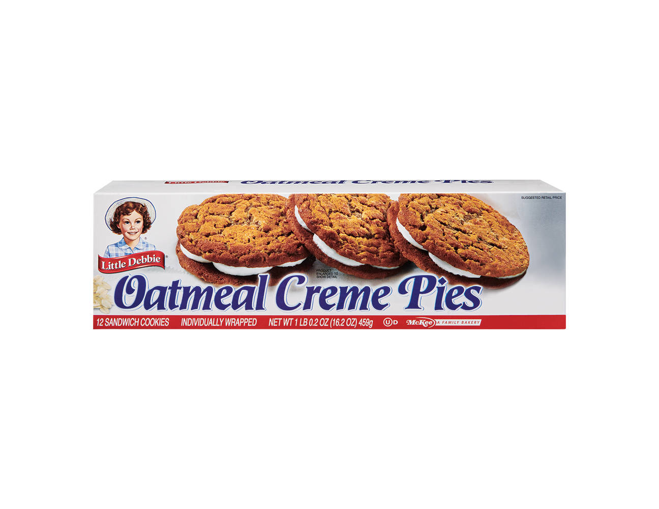 Little Debbie Oatmeal Creme Pies, 12 count