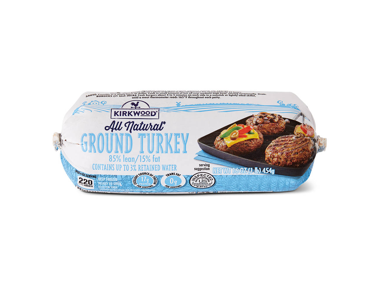 Kirkwood Frozen Ground Turkey, 16 oz