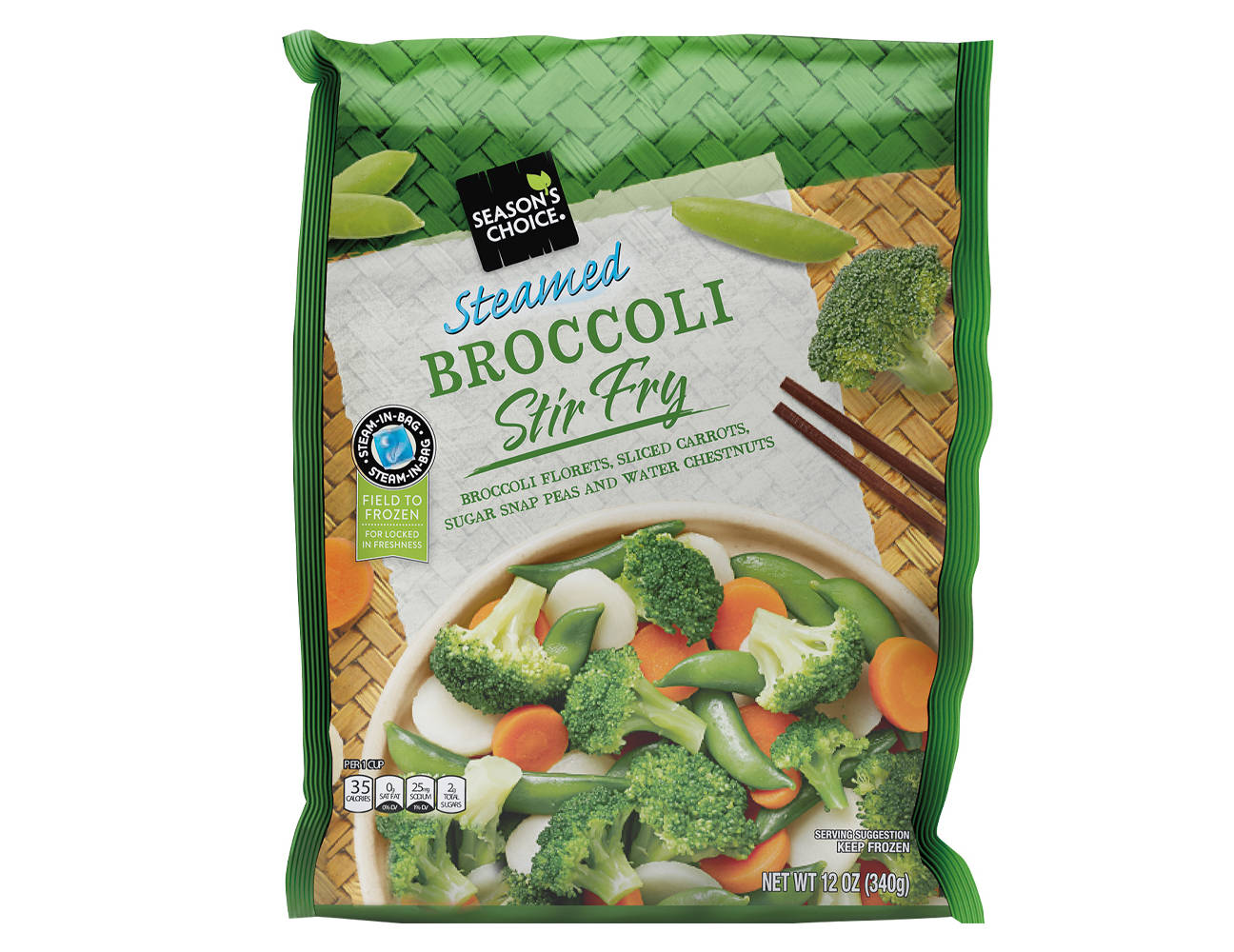 Season's Choice Steamable Frozen Broccoli Stir Fry, 12 oz