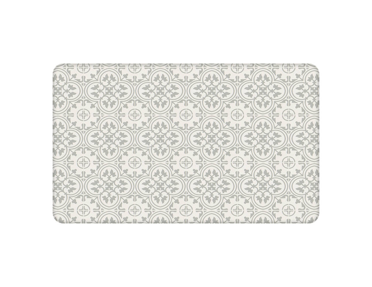 KIRKTON HOUSE 18" x 30" Kitchen Comfort Mat - Gray Medallions