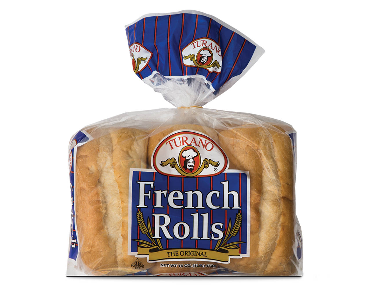 Turano French Rolls, 16 oz