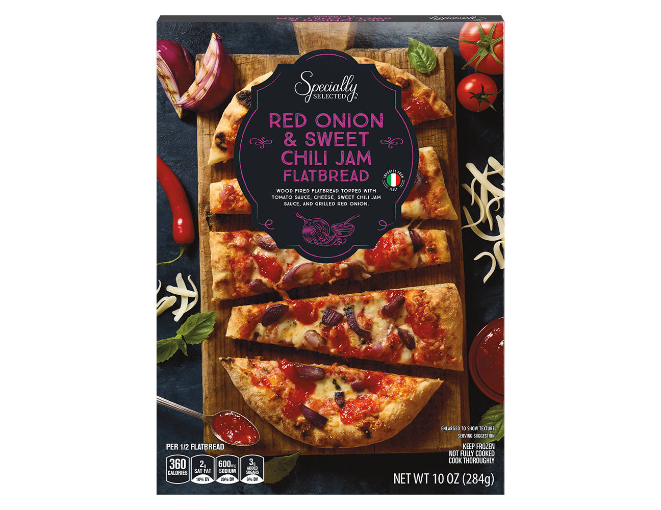 Specially Selected Red Onion & Sweet Chili Jam Flatbread, 10 oz