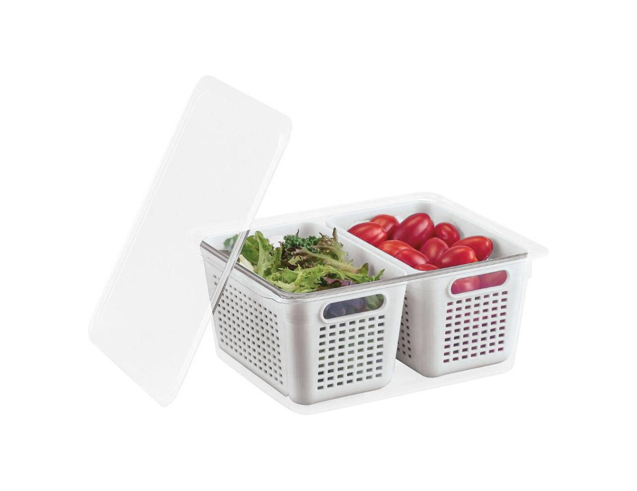 Crofton 2 Pack Fridge Colander, White