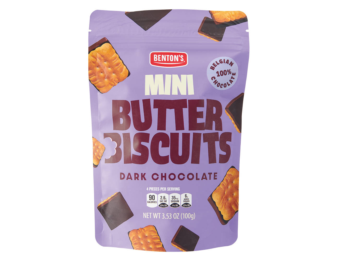 Benton's Dark Chocolate Mini Butter Biscuits, 3.53 oz