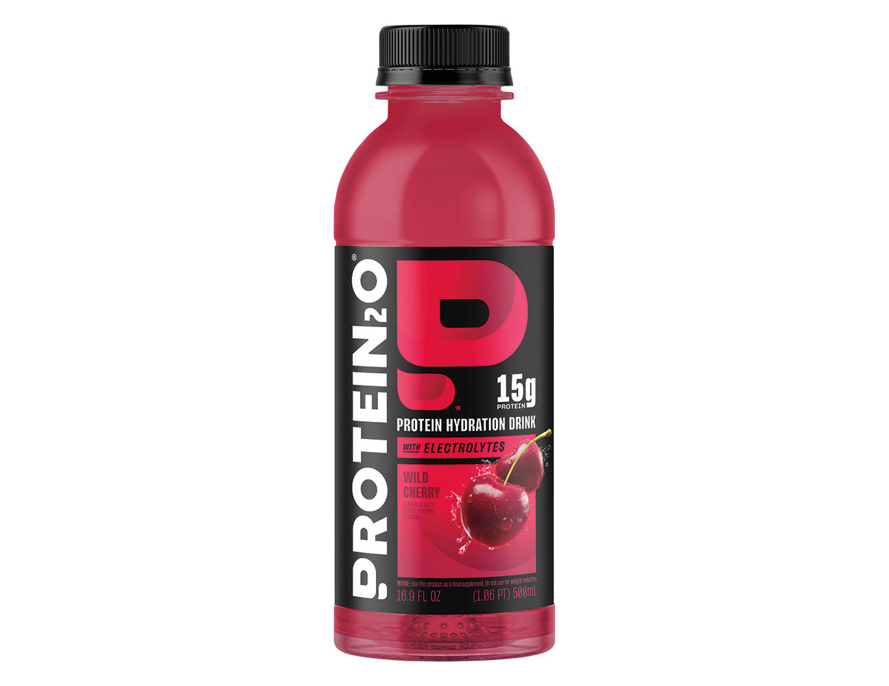 Protein2O Wild Cherry Flavored Protein Hydration Drink, 16.9 fl oz bottle