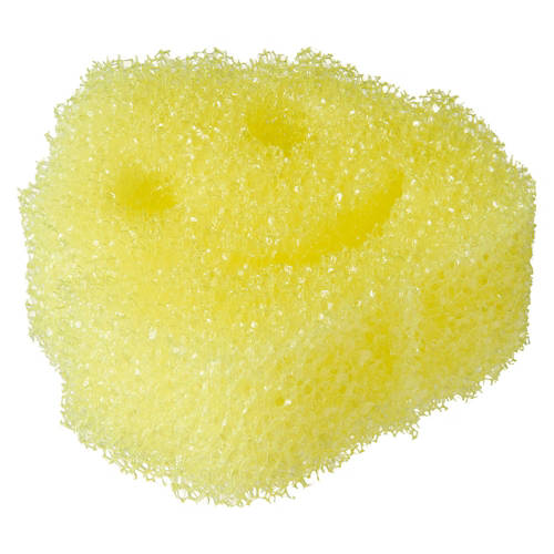 Scrub Daddy Leaf Shaped Scrubber, Yellow