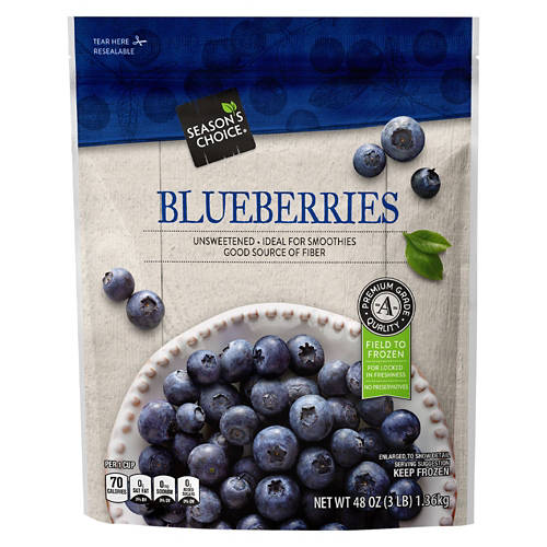 Season's Choice Frozen Blueberries, 48 oz