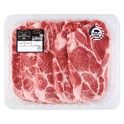 Family Pack Pork Shoulder Steaks, per lb