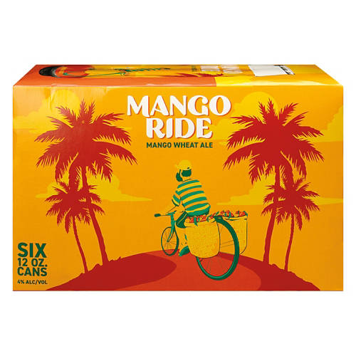 Mango Ride Mango Wheat Ale Beer - 6 pack, 12 fl oz