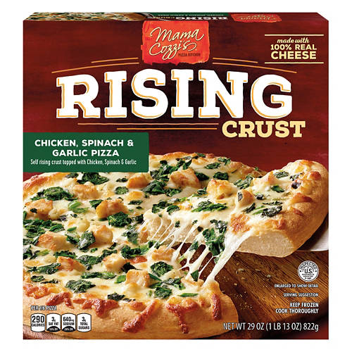 Mama Cozzi's Pizza Kitchen Spinach Mushroom Garlic Pizza