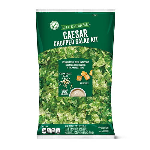 Little Salad Bar Chopped Caesar Salad Kit, 10.8 oz