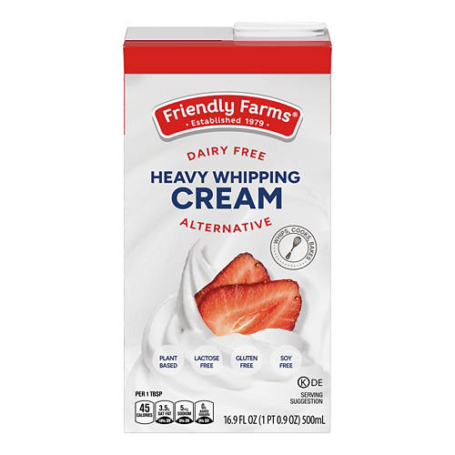Friendly Farms Dairy Free Heavy Whipping Cream, 16.9 fl oz