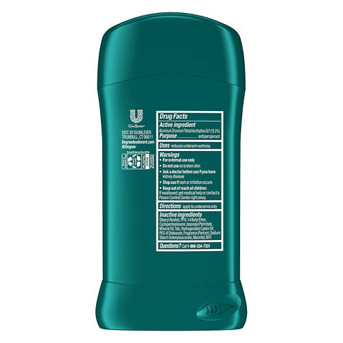 Degree Men's Cool Rush Antiperspirant Deodorant, 2.7 oz