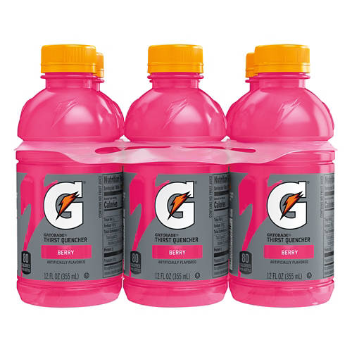 Gatorade Berry Sports Drink, 12 fl oz bottles, 6 pack