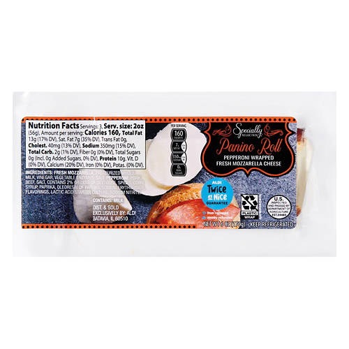 Specially Selected Pepperoni Panino Roll, 6 oz