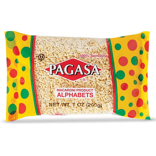 Pagasa Alphabets Pasta, 7 oz