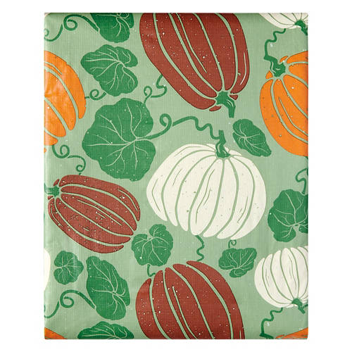 Huntington Home 52" X 70" Vinyl Tablecloth, Pumpkins