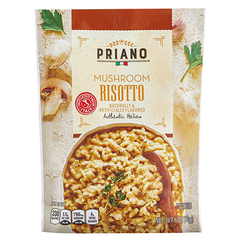 Priano Mushroom Risotto, 6 oz